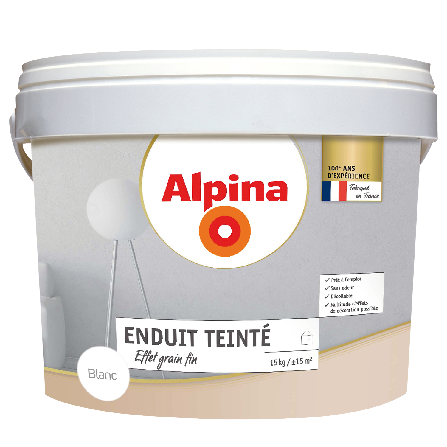 Alpina enduit teinté effet grain fin - Alpina Farben